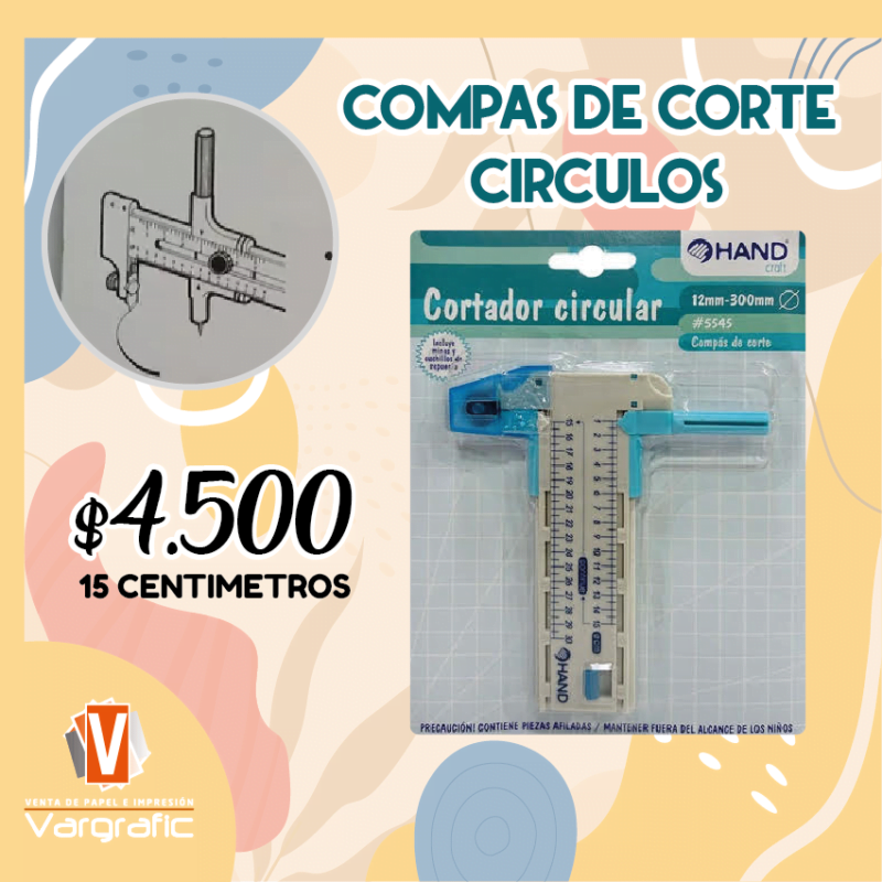 COMPAS DE CORTE CIRCULOS – Vargrafic